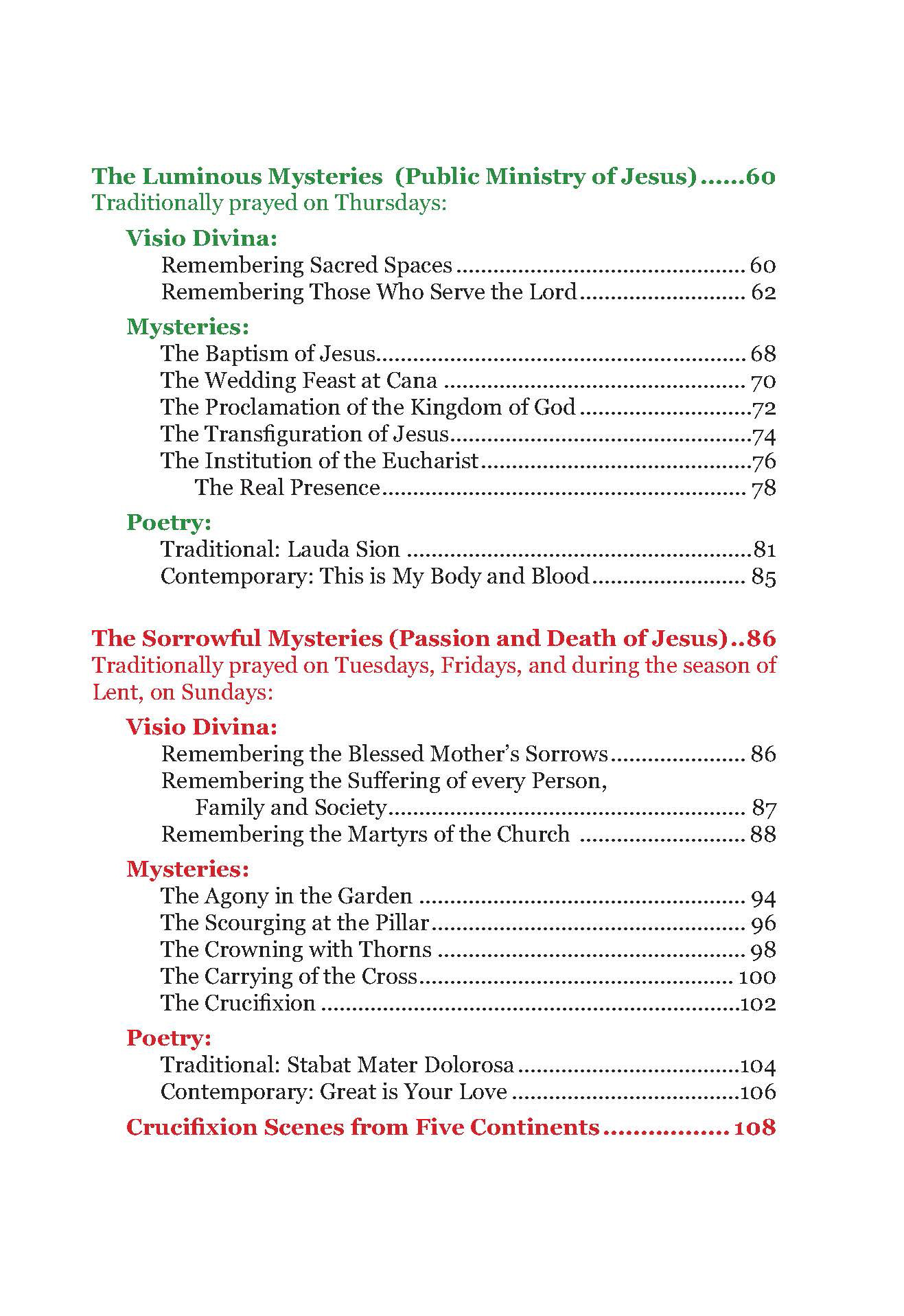 Rosary Book - A collection of Sacred World Wide Art